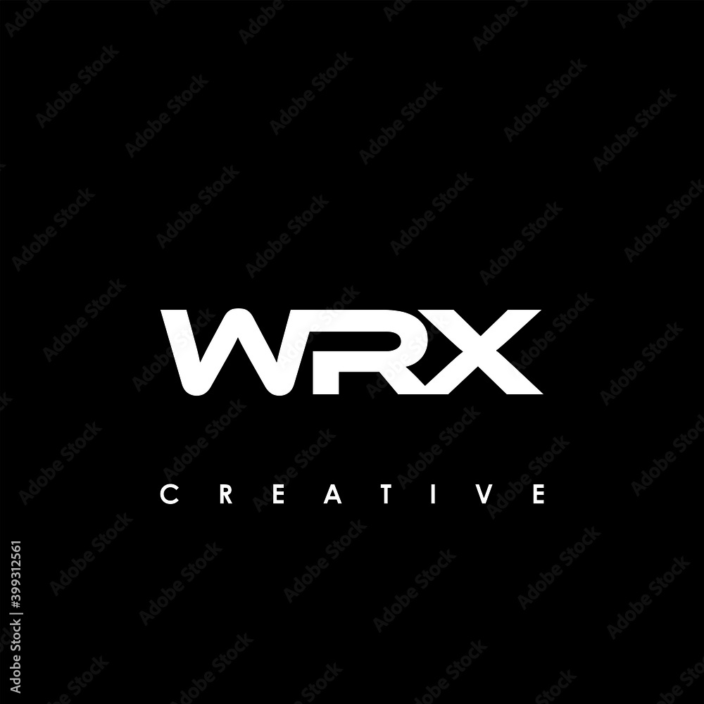 WRX Letter Initial Logo Design Template Vector Illustration Stock ...