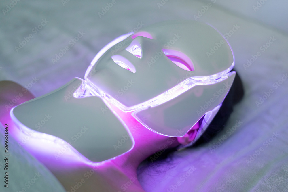 Cosmetic face mask. the girl is wearing a mask. Promotional Products ...