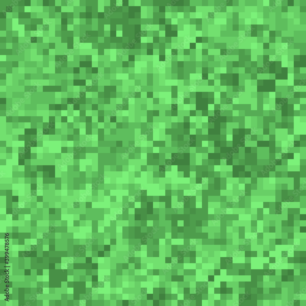 Texture pixel art. Green pixel art. Stock Illustration | Adobe Stock