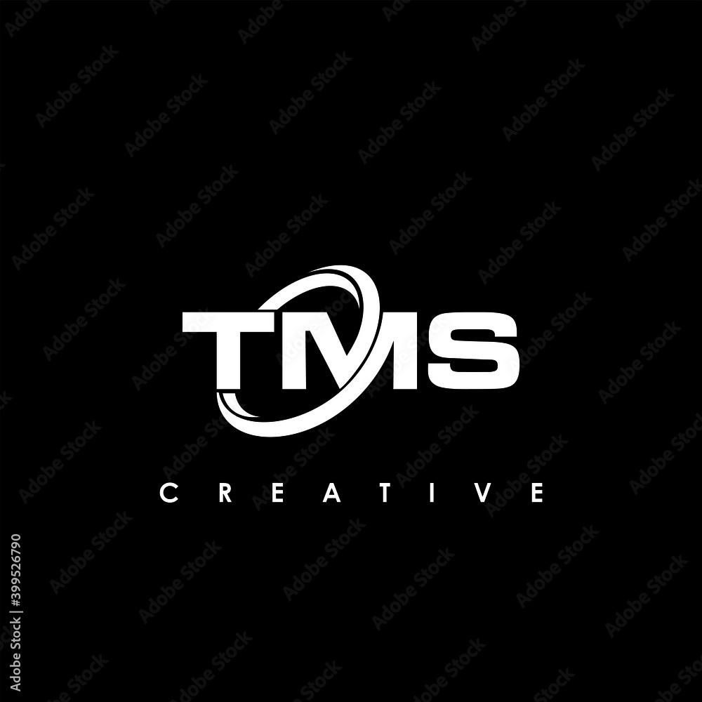 TMS Letter Initial Logo Design Template Vector Illustration Stock ...