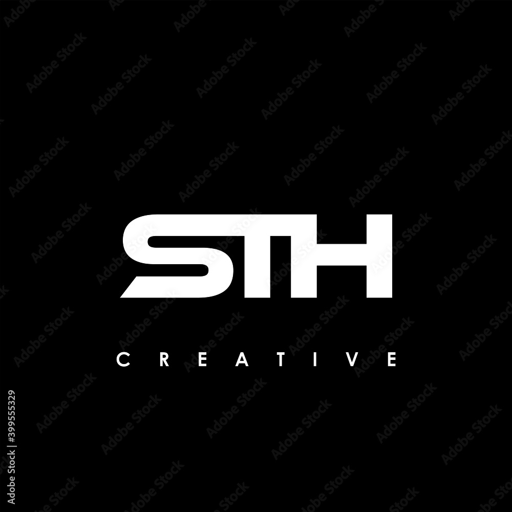 Vecteur Stock STH Letter Initial Logo Design Template Vector ...