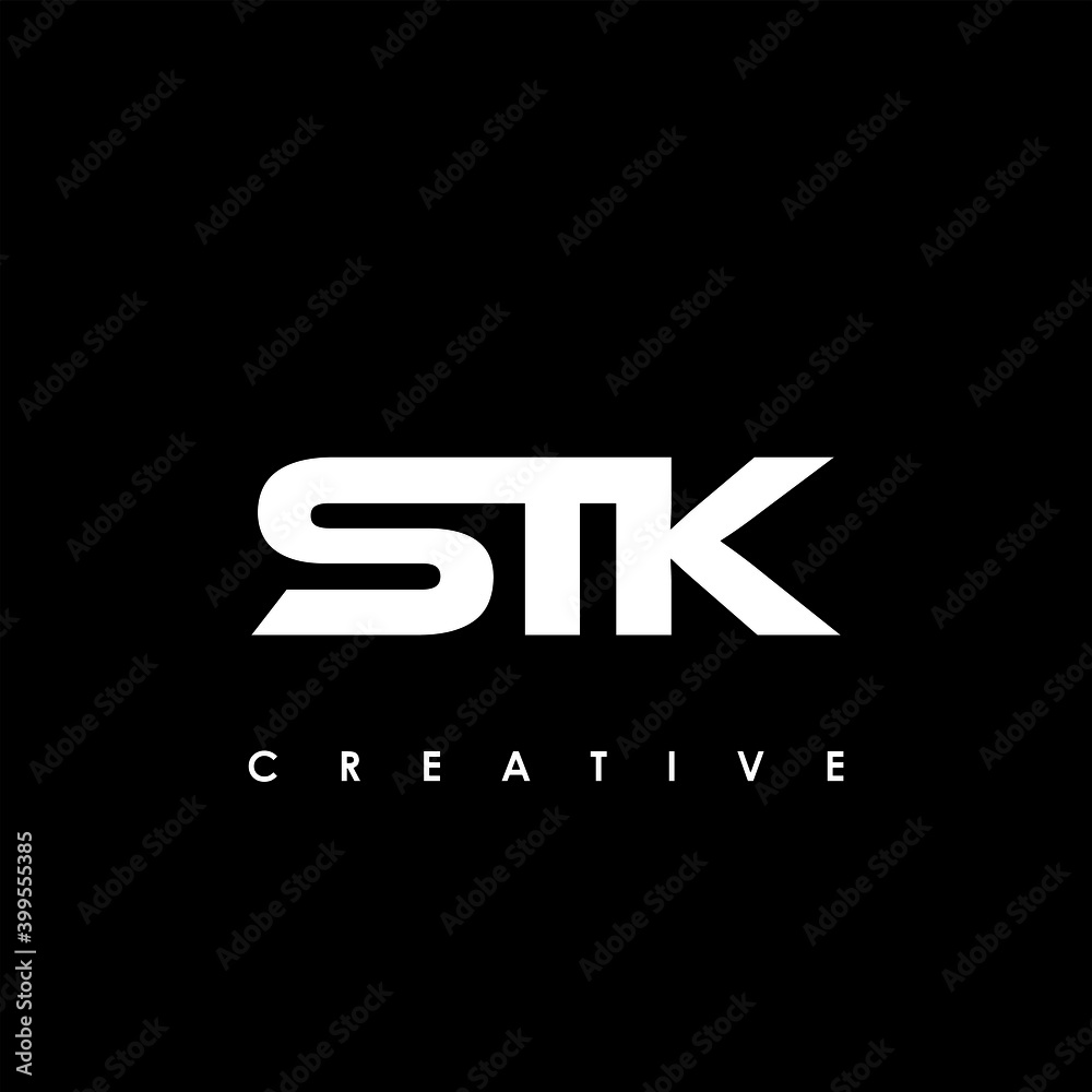 STK Letter Initial Logo Design Template Vector Illustration Stock ...