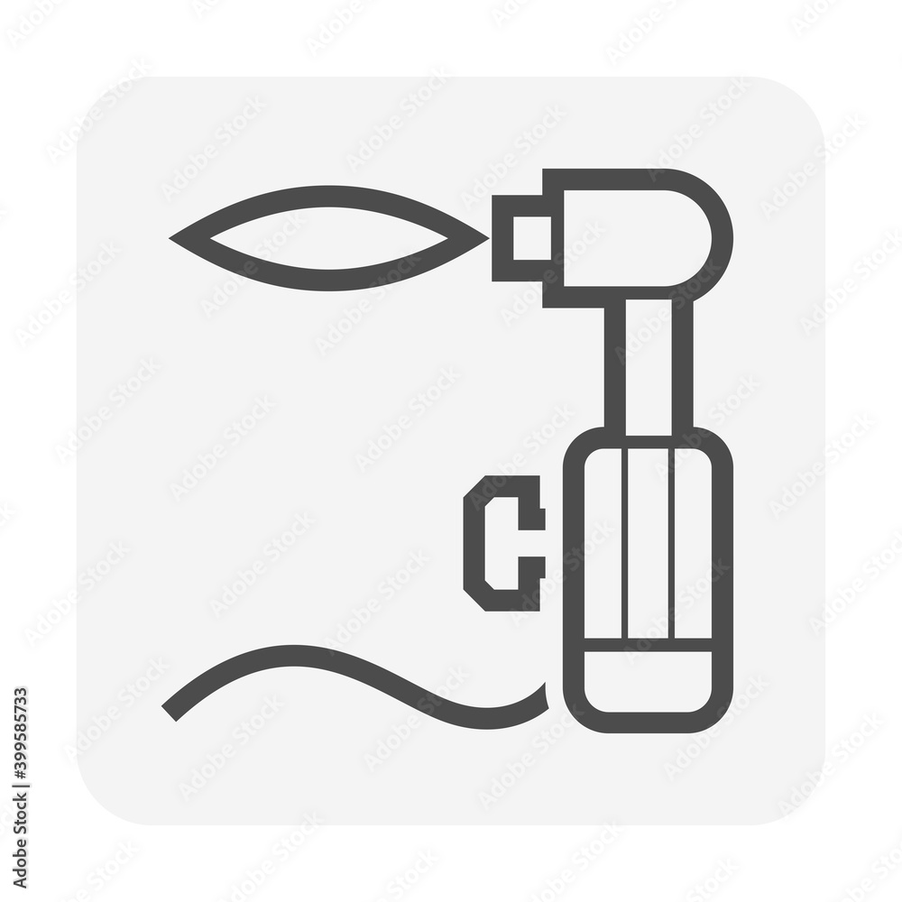 Cutting torch or welding torch icon. Also called blowtorch, gas torch ...