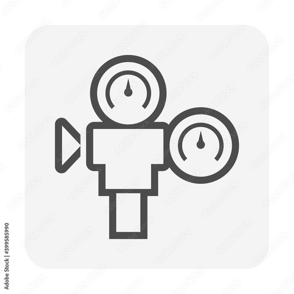 Vettoriale Stock Pressure Gauge Or Manometer Icon Also Called Pressure vettoriale-stock-pressure-gauge-or-manometer-icon-also-called-pressure