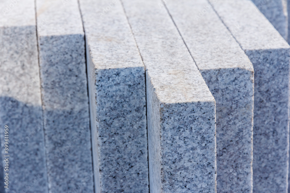 Granite slabs close up. Granite texture. Granite countertop slabs ...
