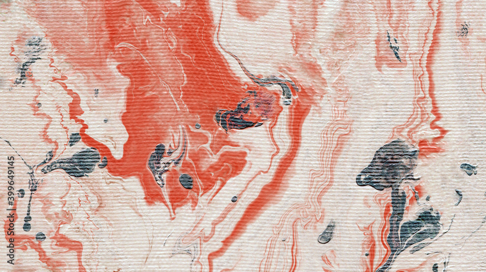 Liquid art. Abstract background with hand-painted marble texture in ...