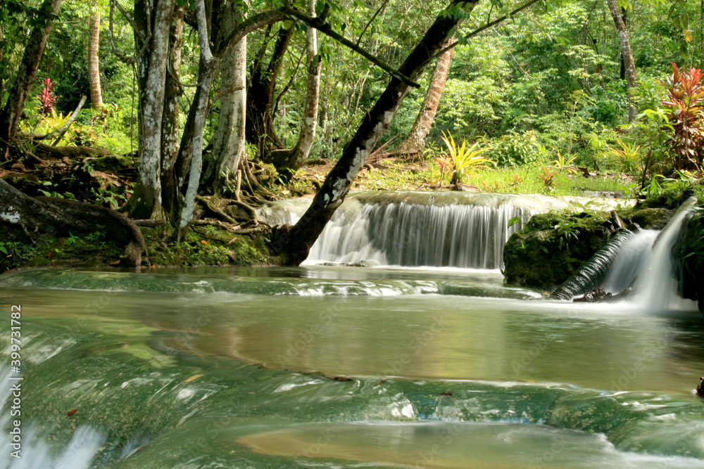 Shallow Waterfall Stock Photo | Adobe Stock