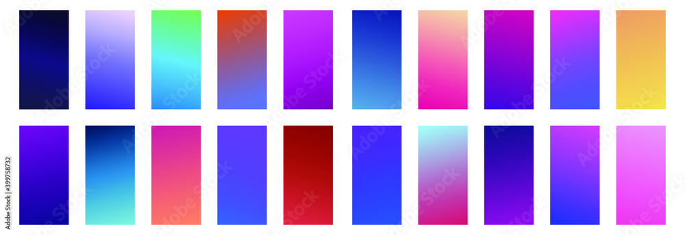 Color gradient cover design. Vibrant background for screen, poster ...