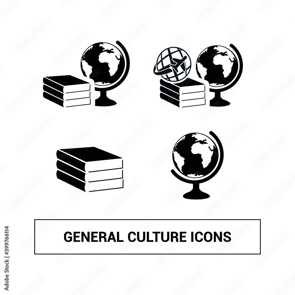 Vector image. General culture, wisdom or learning icon. Image of ...