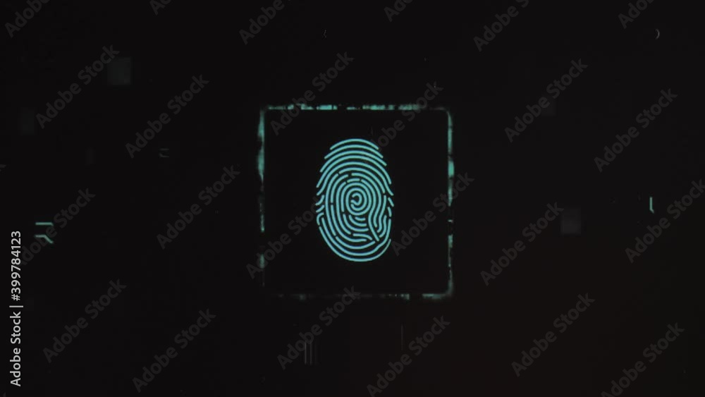 A human finger turns on the touch screen button and activates a ...