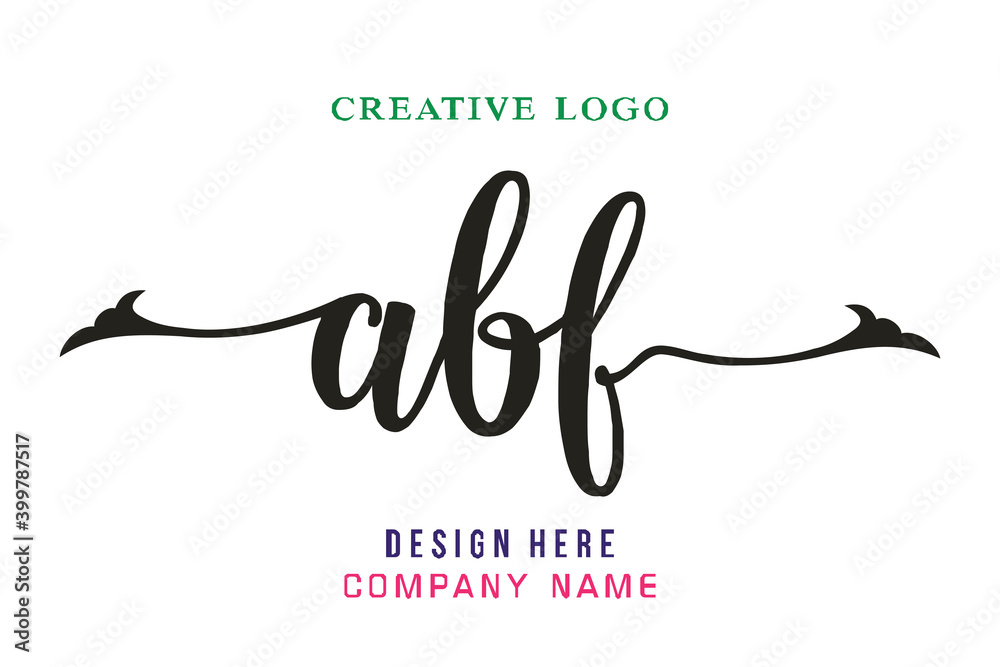 ABF lettering logo is simple, easy to understand and authoritative ...