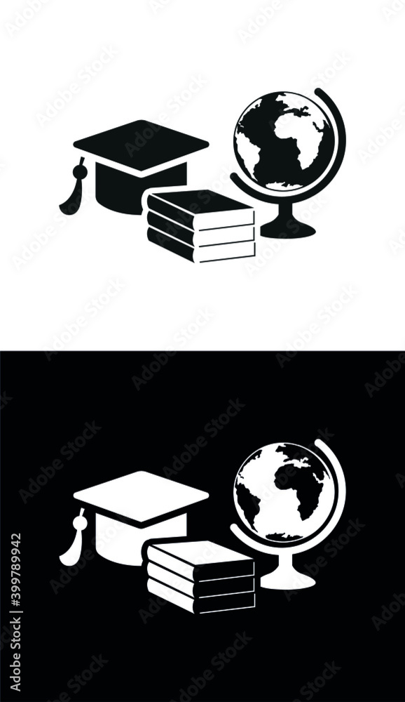 Vector image. General culture, wisdom or learning icon. Image of ...