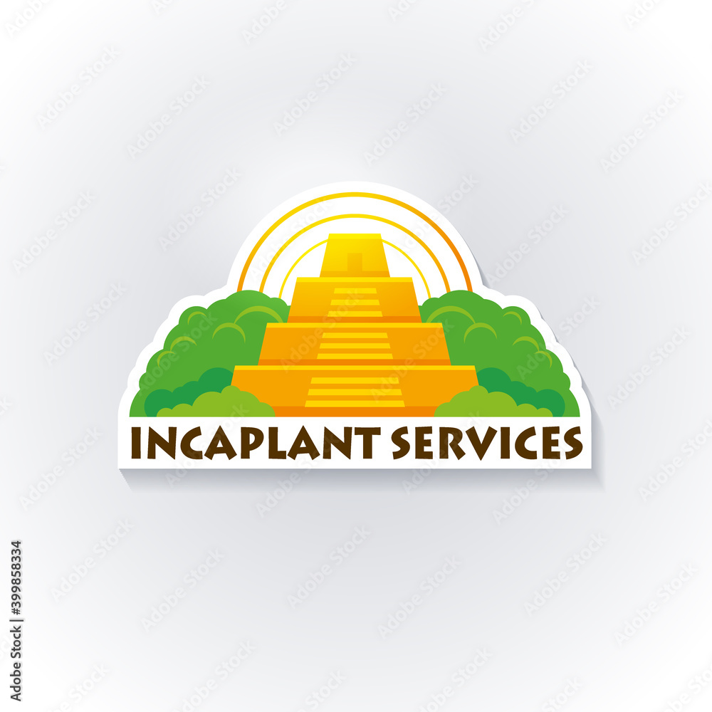 Incas logo template. Inca logo. Tree services illustration for your ...