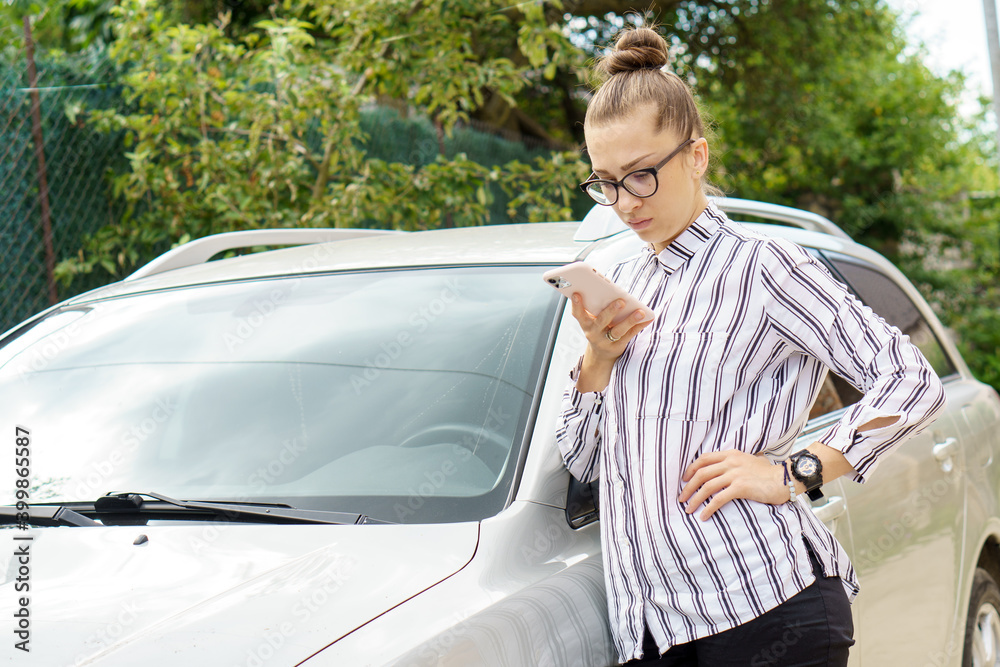 beautiful successful smiling rich business woman in white suit sitting ...