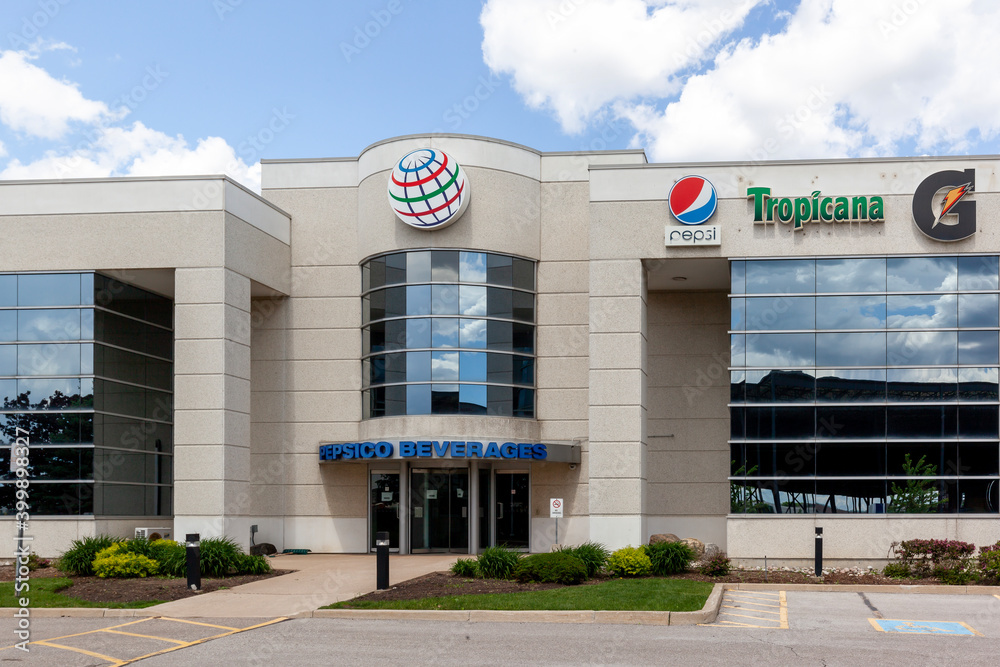 Mississauga, Ontario, Canada - June 6, 2020: Pepsico Beverages Canada ...