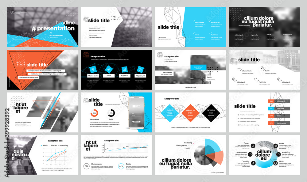 Geometric Graphic Design Project Proposal Presentation. Infographic ...