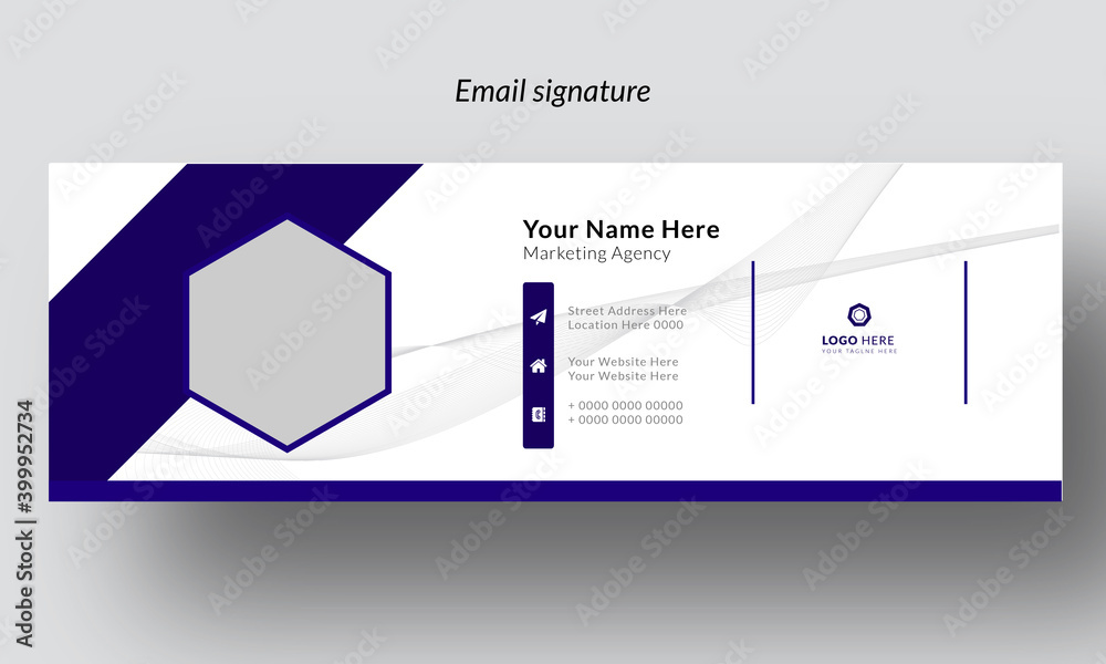 Corporate Email Signature Design Email signature template design ...