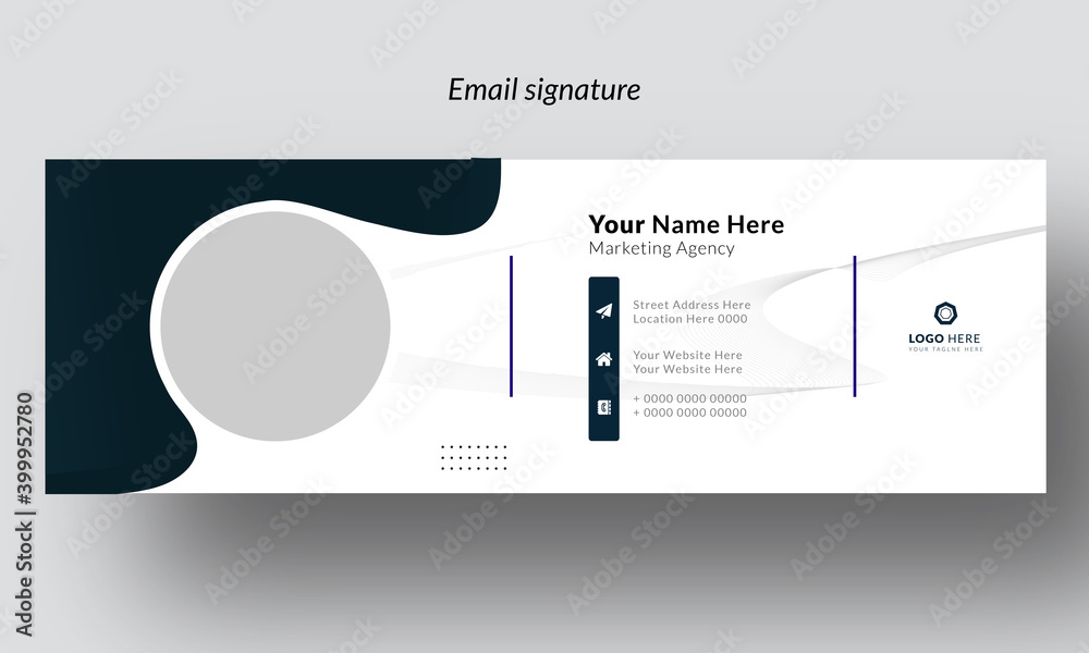 Corporate Email Signature Design Email signature template design ...