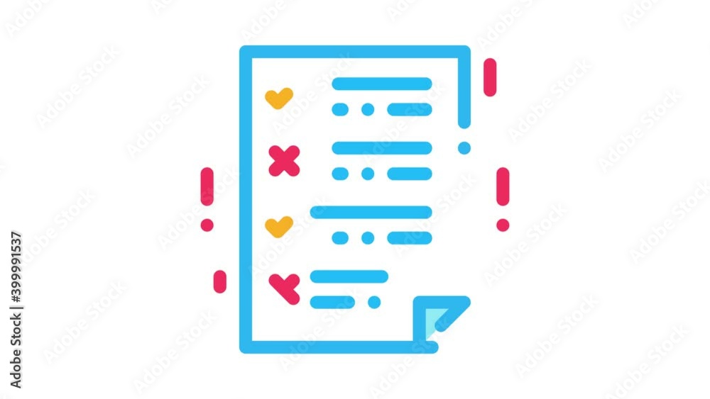 dementia brain test Icon Animation. color dementia brain test animated ...