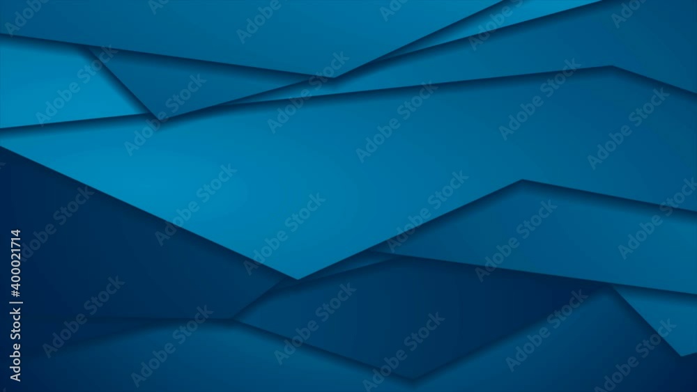 Dark blue curved stripes abstract corporate motion design. Geometric ...