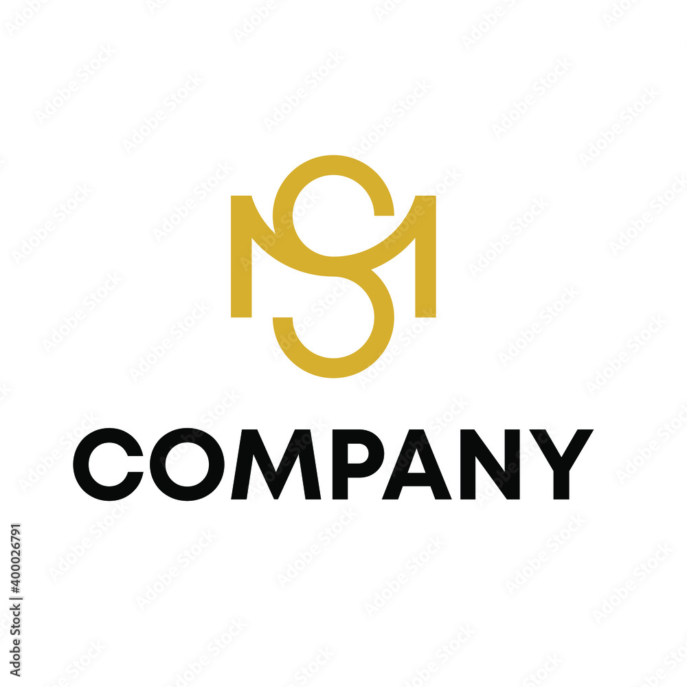 MS logo Stock Vector | Adobe Stock