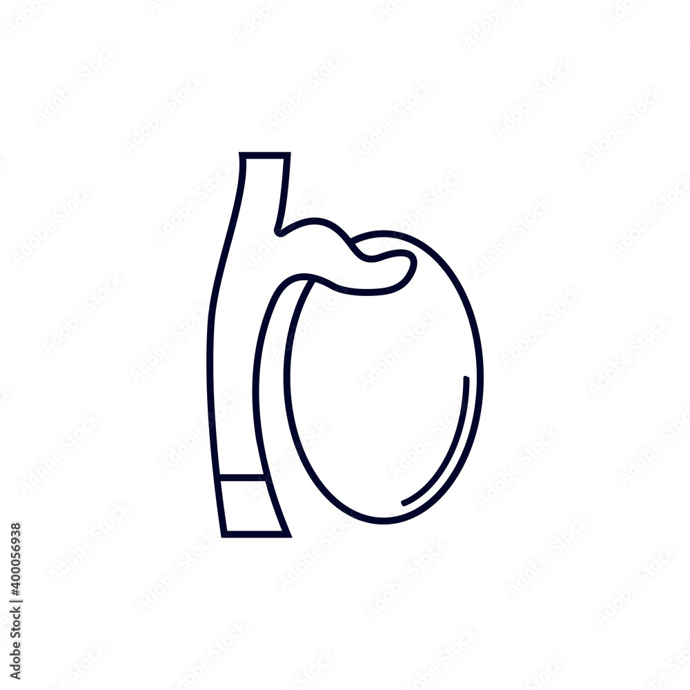 Testicles logo design vector template, Organs logo design concept, Icon ...
