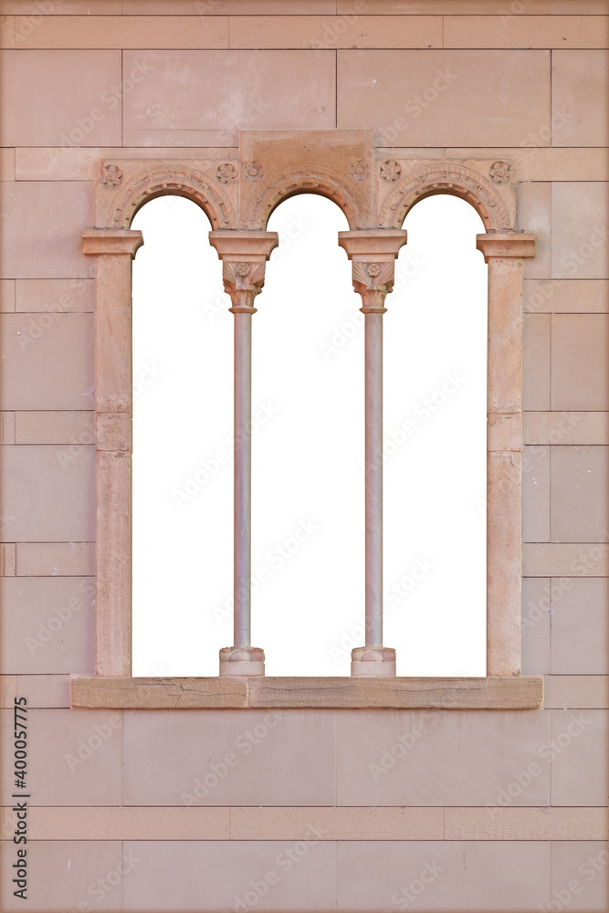 Elements of architectural decoration of buildings, arches and ...