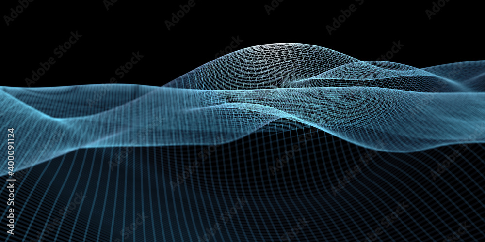 The curve of the digital connection structure Future table Abstract ...