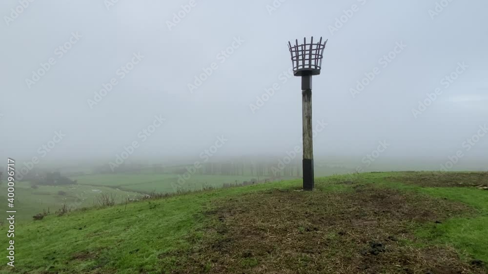 MIst fog Beacons or fire beacon are a warning signal system of ...
