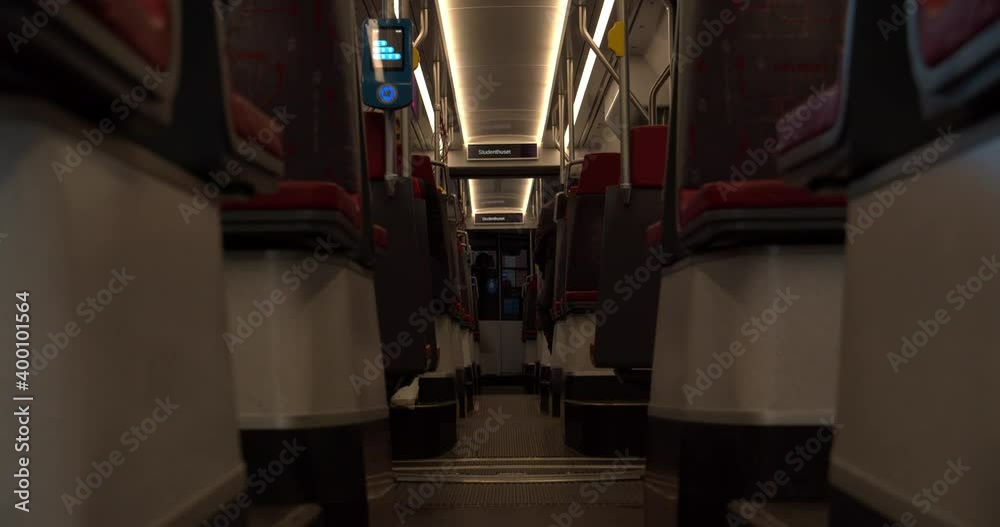 Point of view inside the bus. Travel, transportation and commuter ...