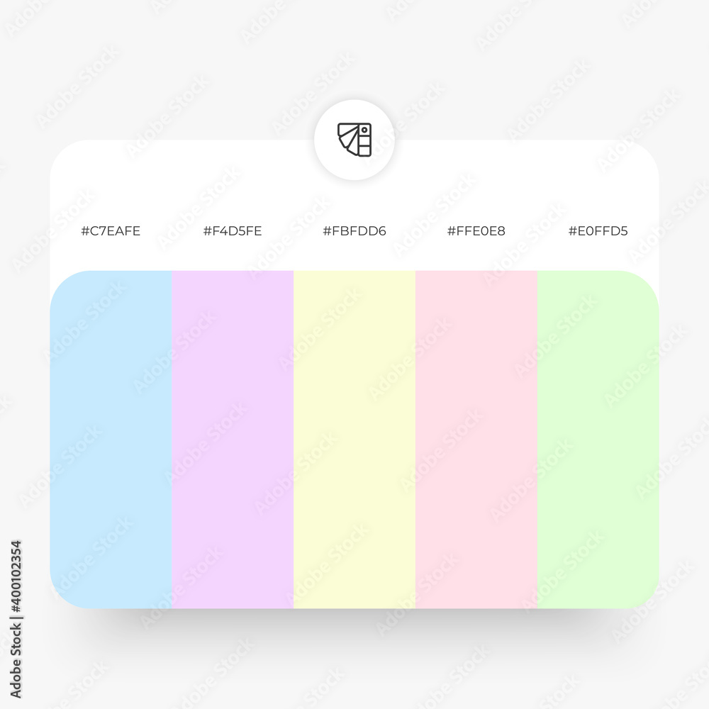Color palette. Sample flat color palette. Vector illustration eps 10 ...