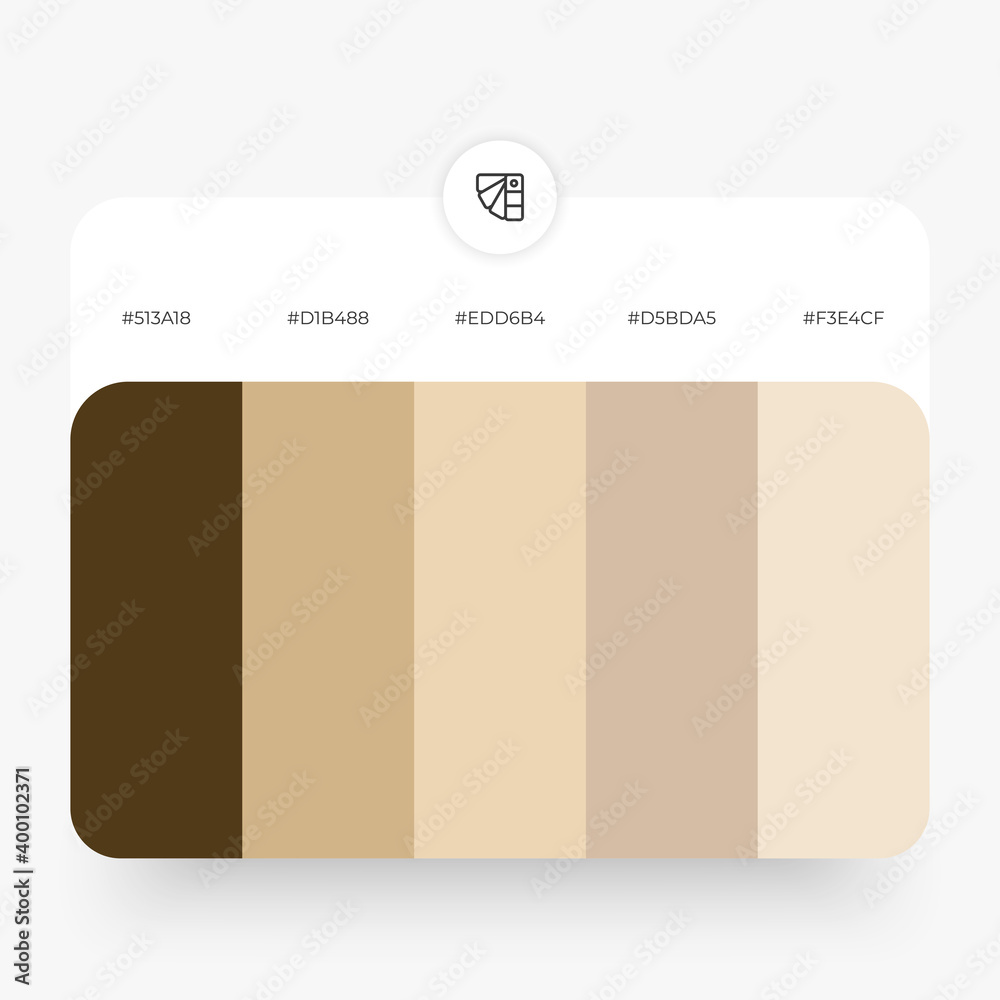 Color palette. Sample flat color palette. Vector illustration eps 10 ...
