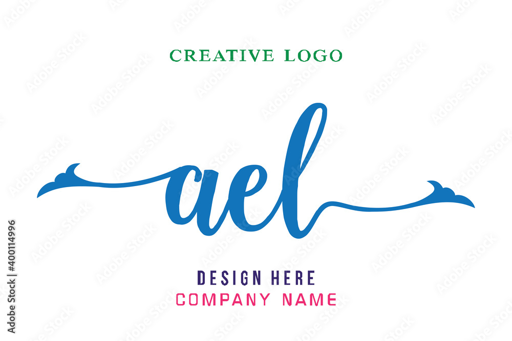 AEL lettering logo is simple, easy to understand and authoritative ...