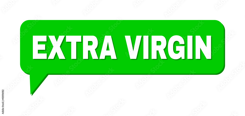 Chat EXTRA VIRGIN Colored Cloud Frame. EXTRA VIRGIN label is located ...