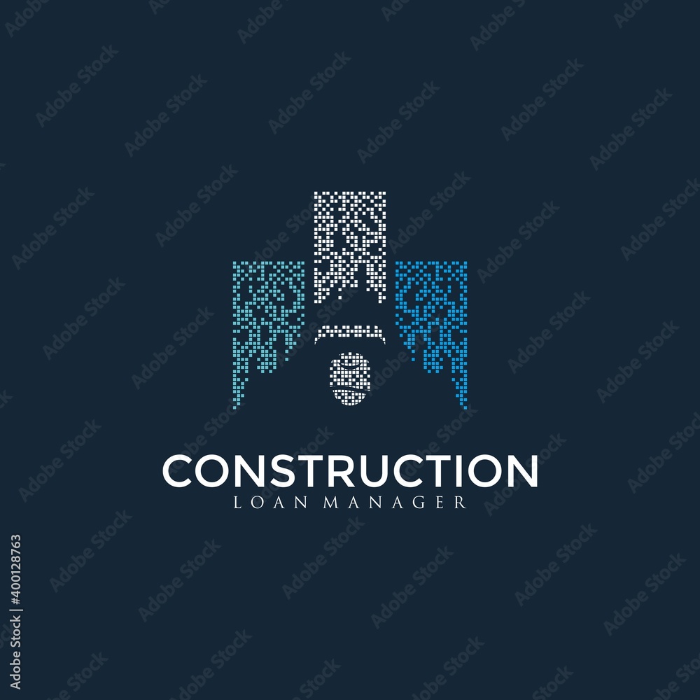 Building construction logo design vector template, construction web ...