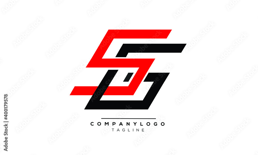 SG icon monogram letter text alphabet logo design Stock Vector | Adobe ...