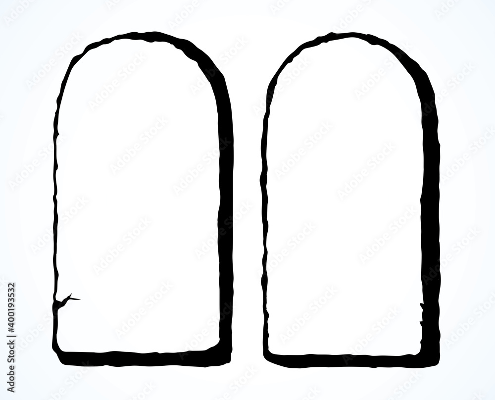 10 Commandments Tablets Blank