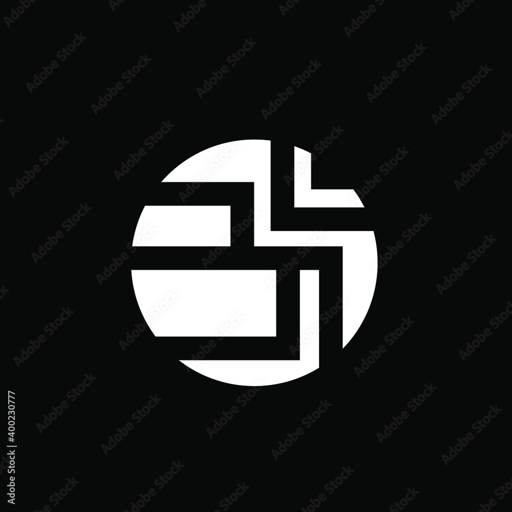 Vetor de OM Hindu religion holy sign in round shape in negative space ...