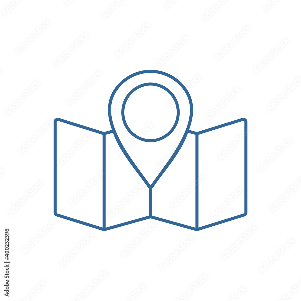 Point maps logo design vector template, Outdoor logo design concept ...