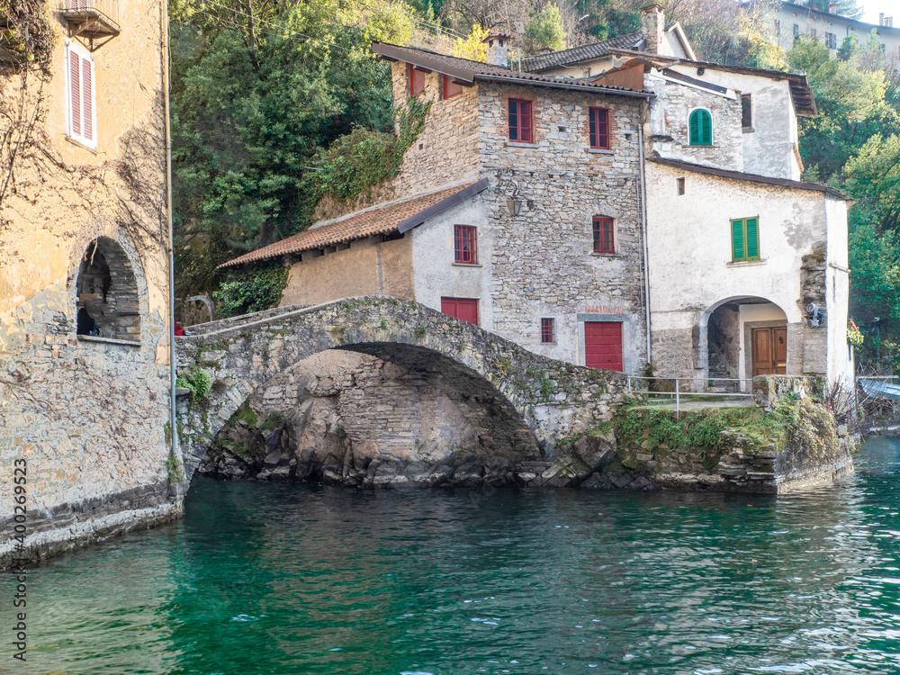 Civera Bridge is a Romanesque stone bridge located in Nesso, an ancient ...