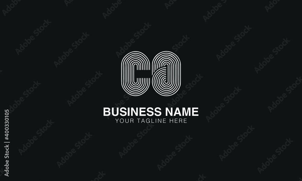CO C O initial based modern minimal creative logo vector template image ...