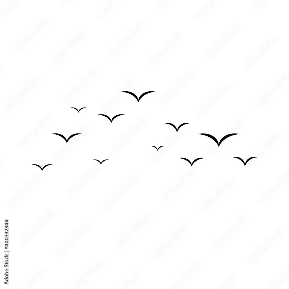 Flock Of Birds Vector