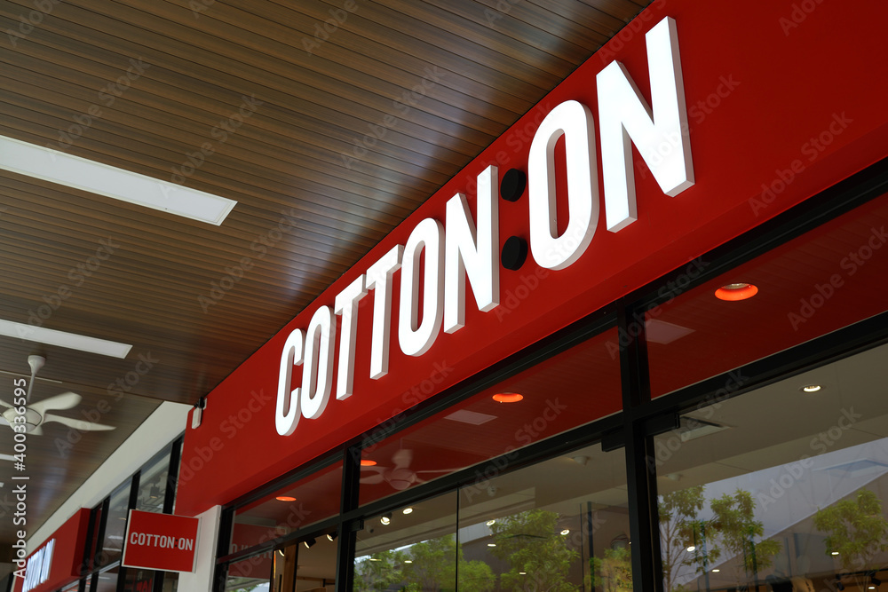 Cotton On store in Design Village Mall. Cotton On is an Australian ...