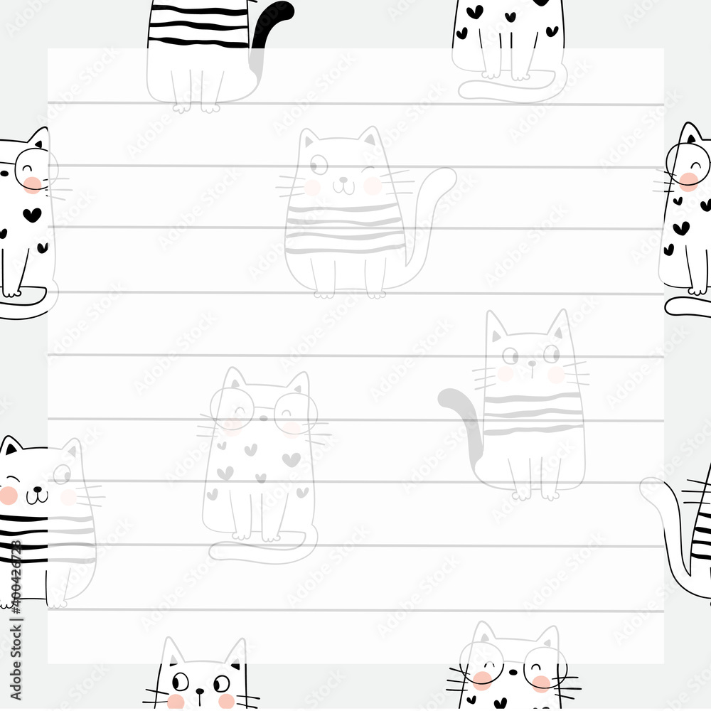 Printable notepad or sticky note for digital papers, planners, journal ...