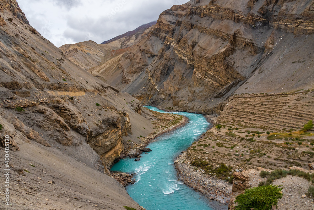 Meander is one of a series of regular sinuous curves in a river ...