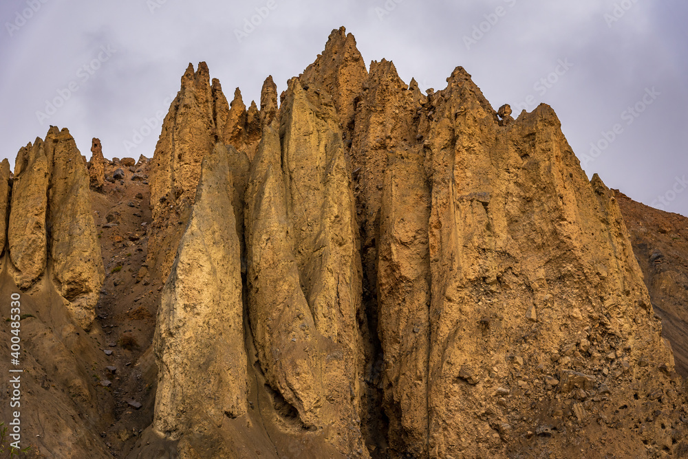 Pinnacles are geological landform of steep columns of rocks left by ...