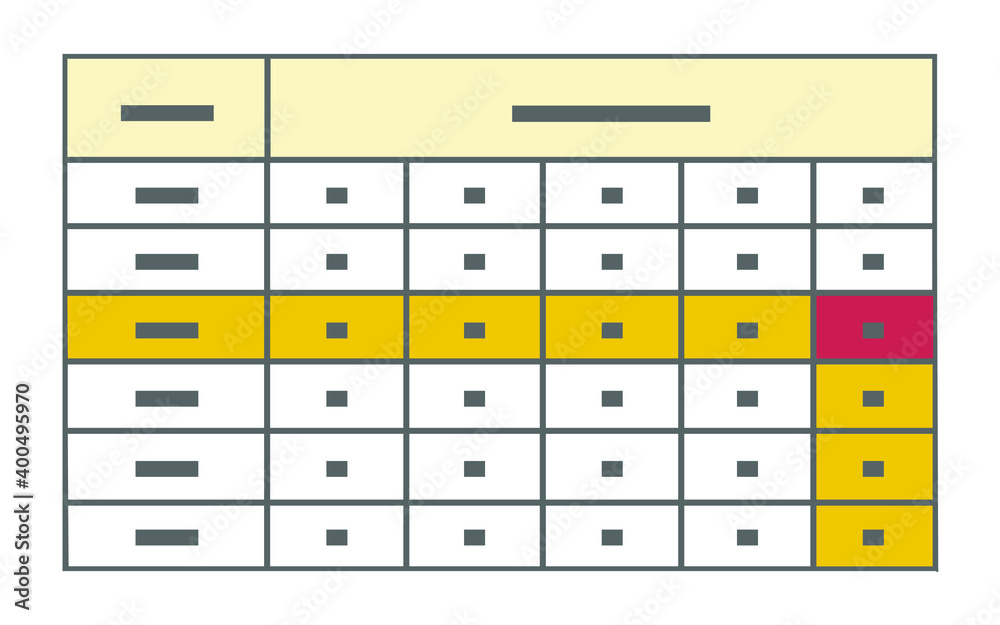 Vector illustration for Probability And Impact Matrix EPS10 Stock ...