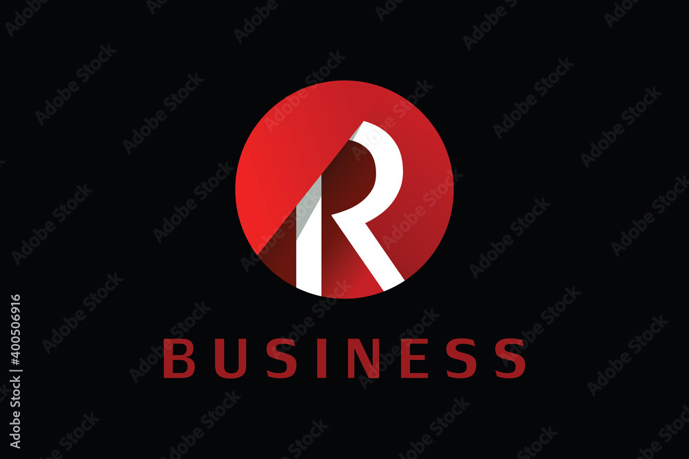 Letter R cape logo Stock Vector | Adobe Stock
