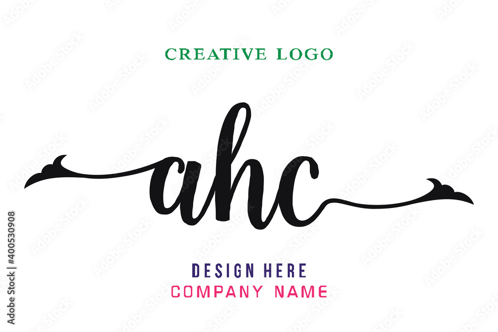 AHC lettering logo is simple, easy to understand and authoritative ...
