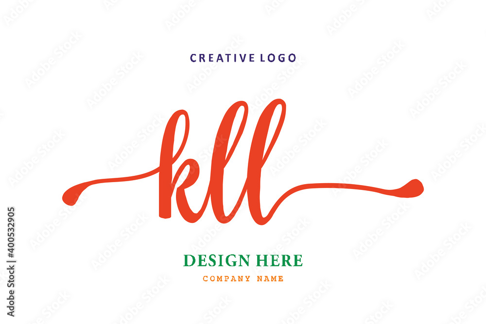 KLL lettering logo is simple, easy to understand and authoritative ...
